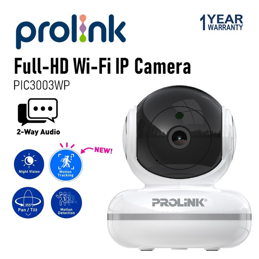 Prolink IP Camera PIC3003WP-V2 Security Home Full-HD 1080P Wifi | Lazada PH