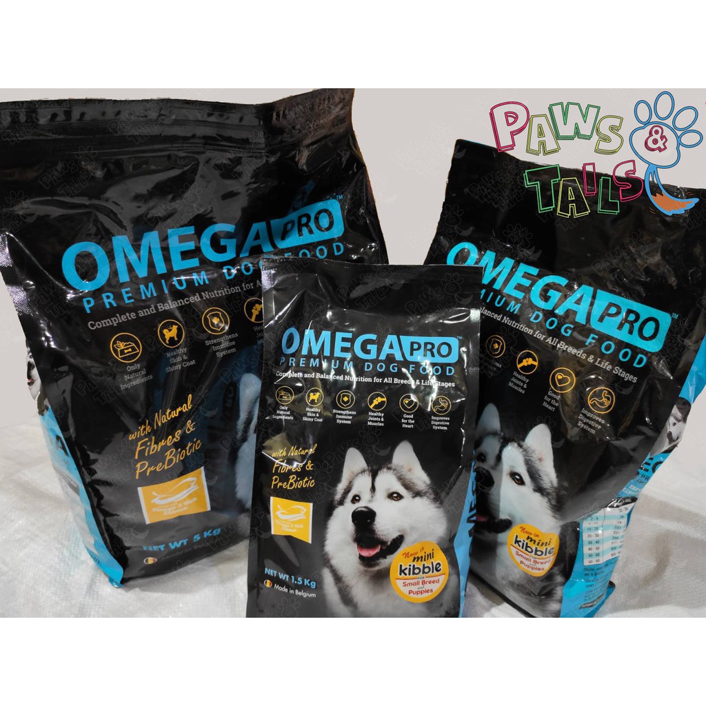 Omega Pro Mini kibble dog food 1.5kg | Lazada PH
