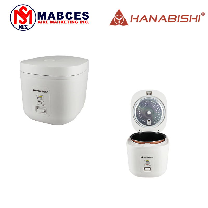 Hanabishi HSQRC-WHT Square Rice Cooker | Lazada PH