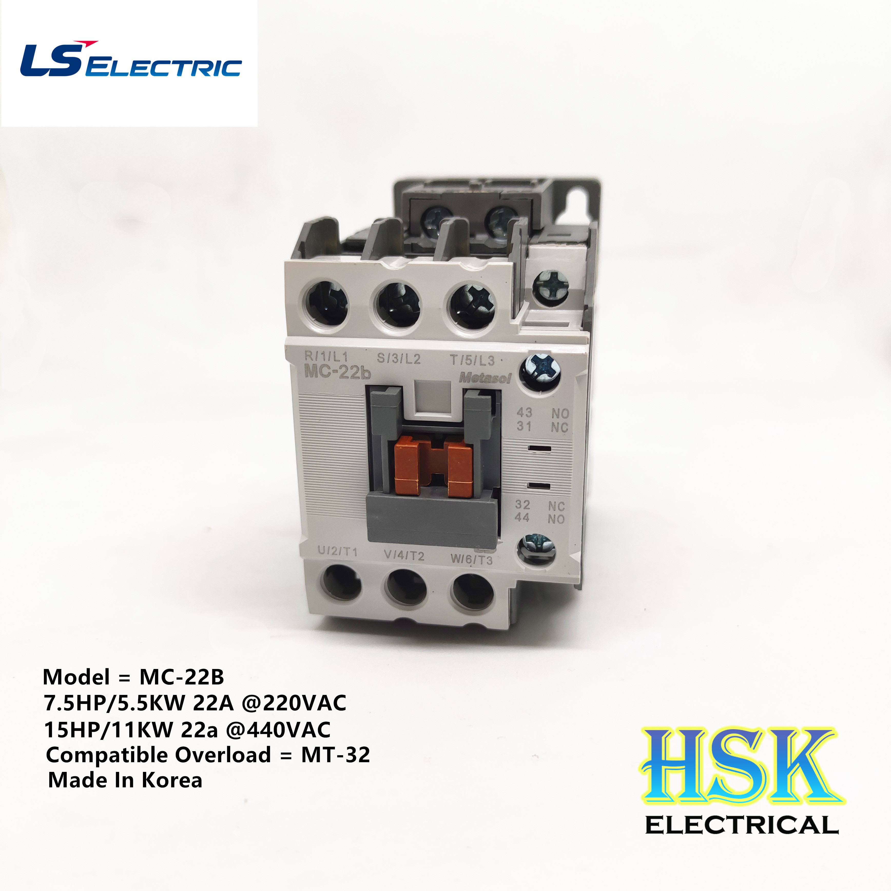 9A to 22A LS Electric Korea Magnetic Contactor MC-9A MC-9B MC-12A MC ...