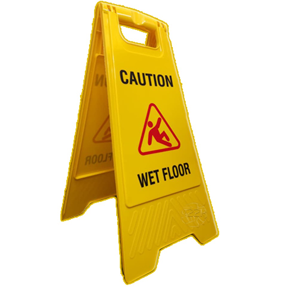 Caution Wet Floor Signage Foldable | Lazada PH