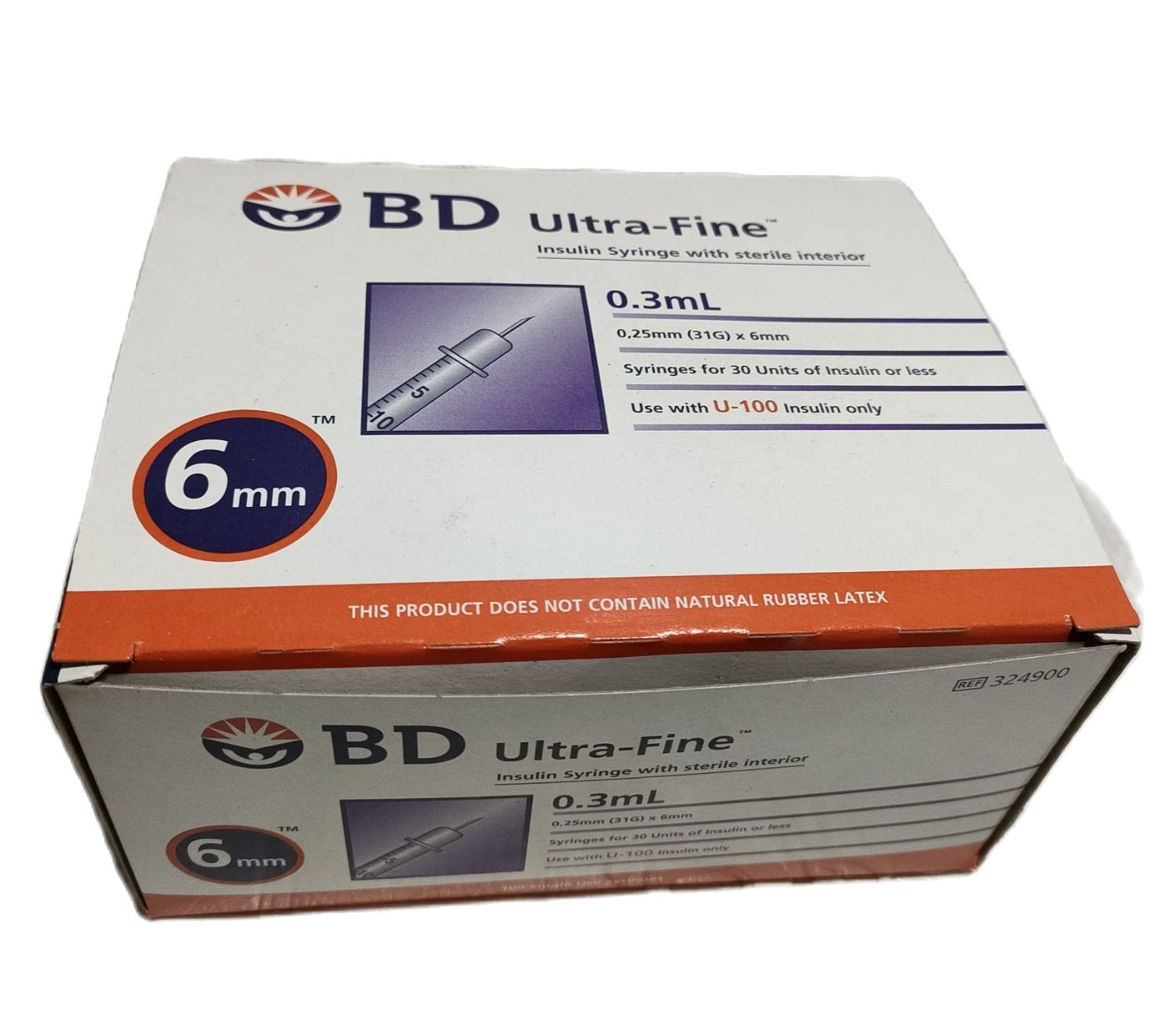 BD Ultra-Fine ™ Insulin Syringe With Sterile Interior 0.3ml (30G) 6mm | Lazada PH