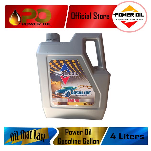 Power Oil Gasoline Engine Oil Gallon (4 Liters) | Lazada PH