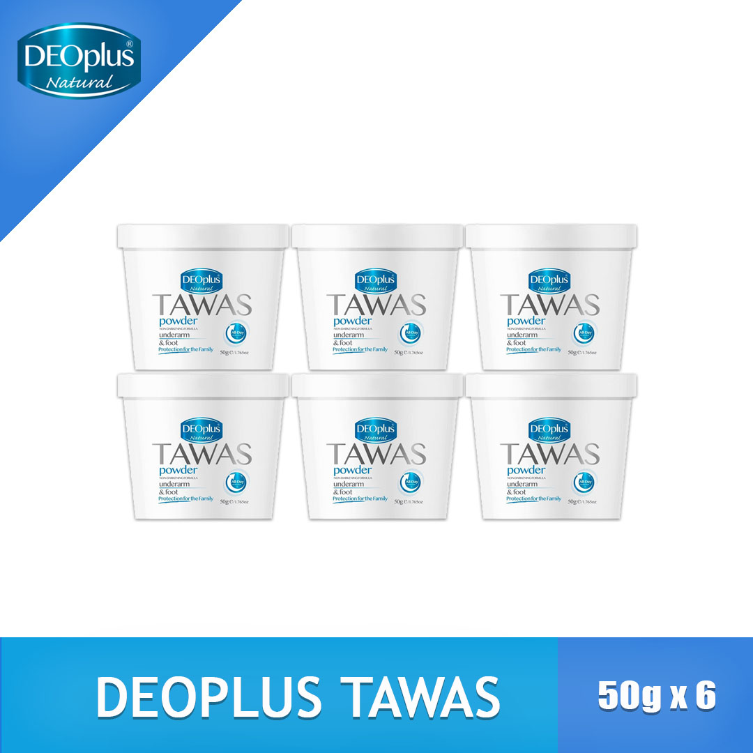 Deoplus Tawas Powder All-Day Protection 50g x 6 | Lazada PH