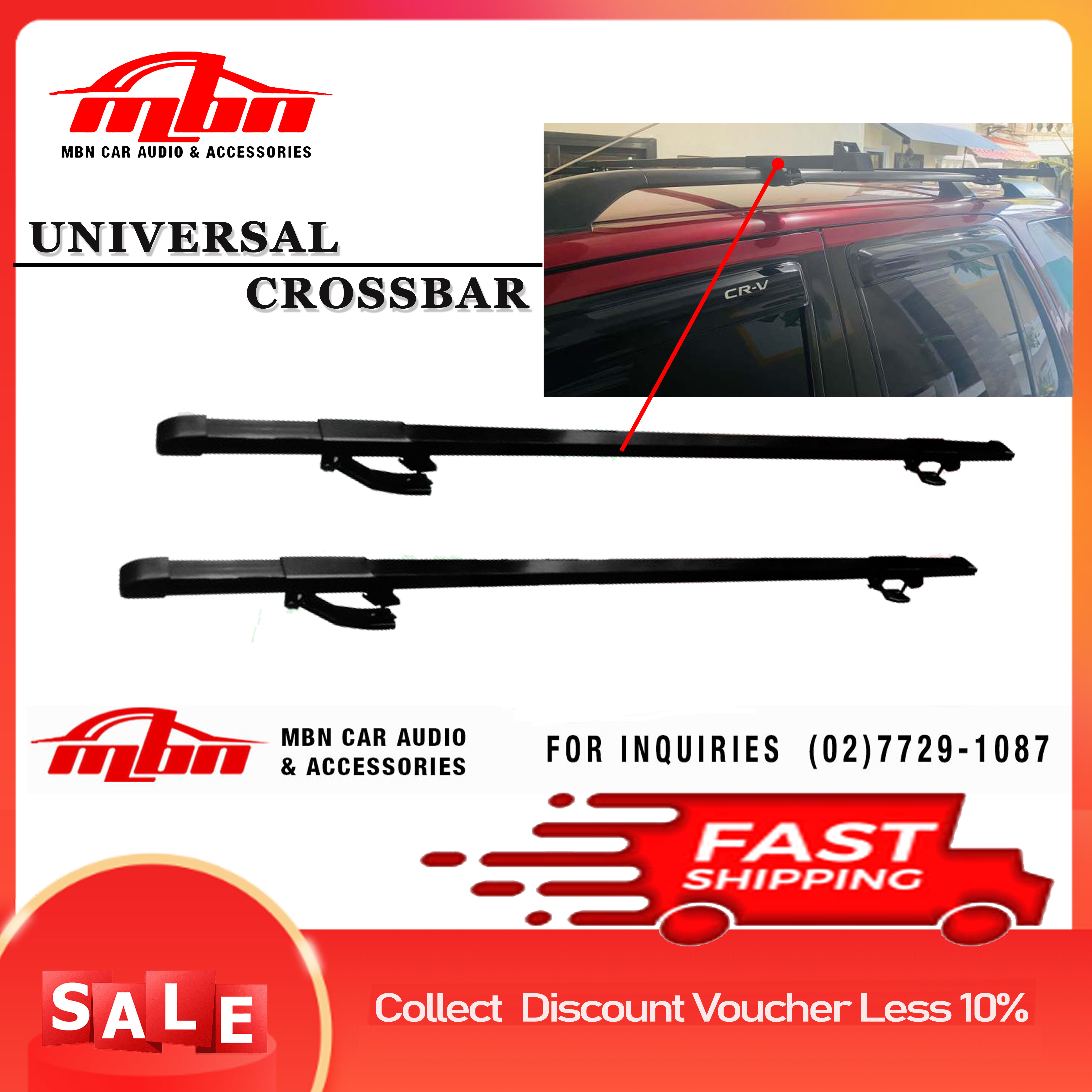 Universal Crossbar Clamp Type (48Inch) | Lazada PH