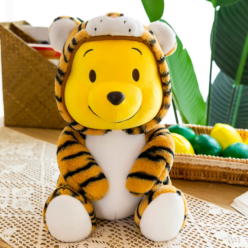 Winnie Bear Figure Stuffed Toy Cub Bear Tiger Winnie The Pooh Doll ...