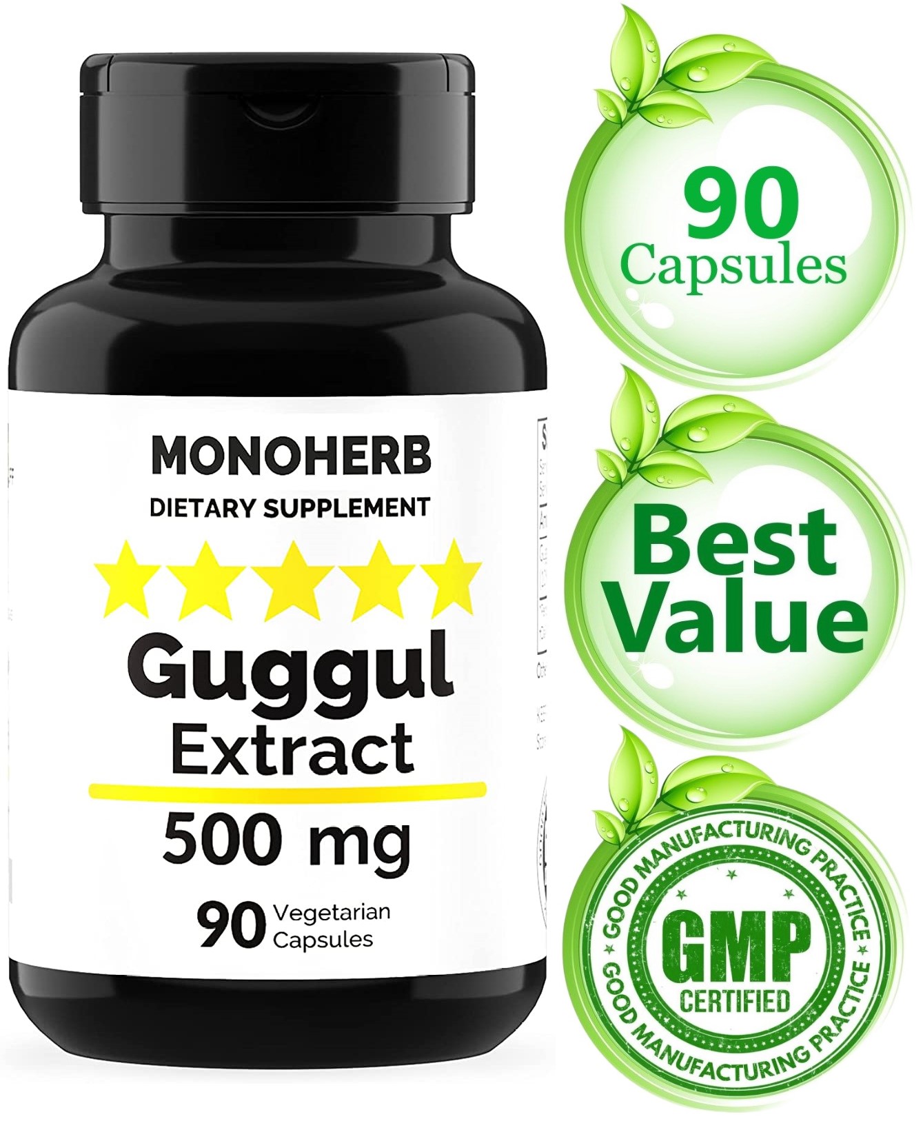90 Servings Guggul Super Concentrated Extract Promotes Immunity, Detox ...