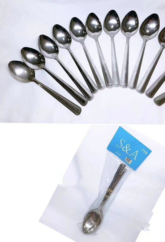 Stainless Steel Thick Spoon（12pcs） or Stainless Steel Thick Fork（12pcs ...
