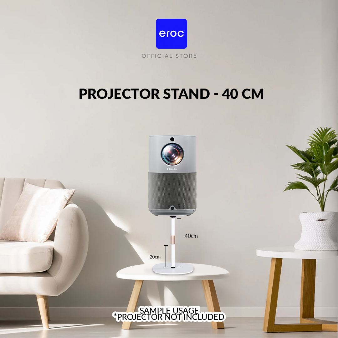 Eroc Projector Stand up to 160cm 360deg. Rotation & Adjustment Foldable ...