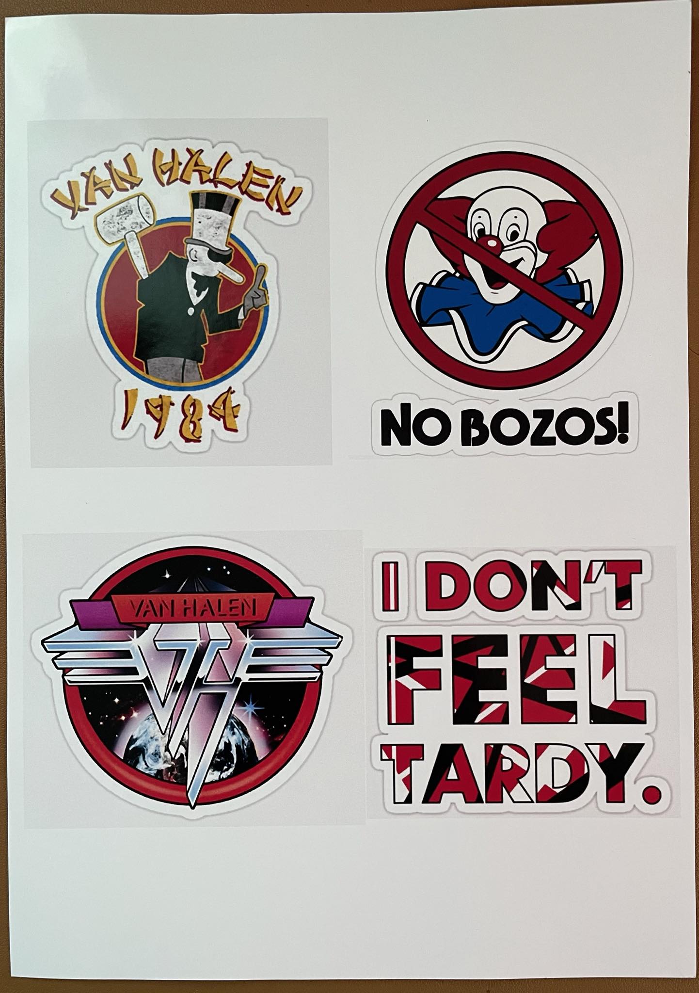 Van Halen Sticker Pack | Lazada PH