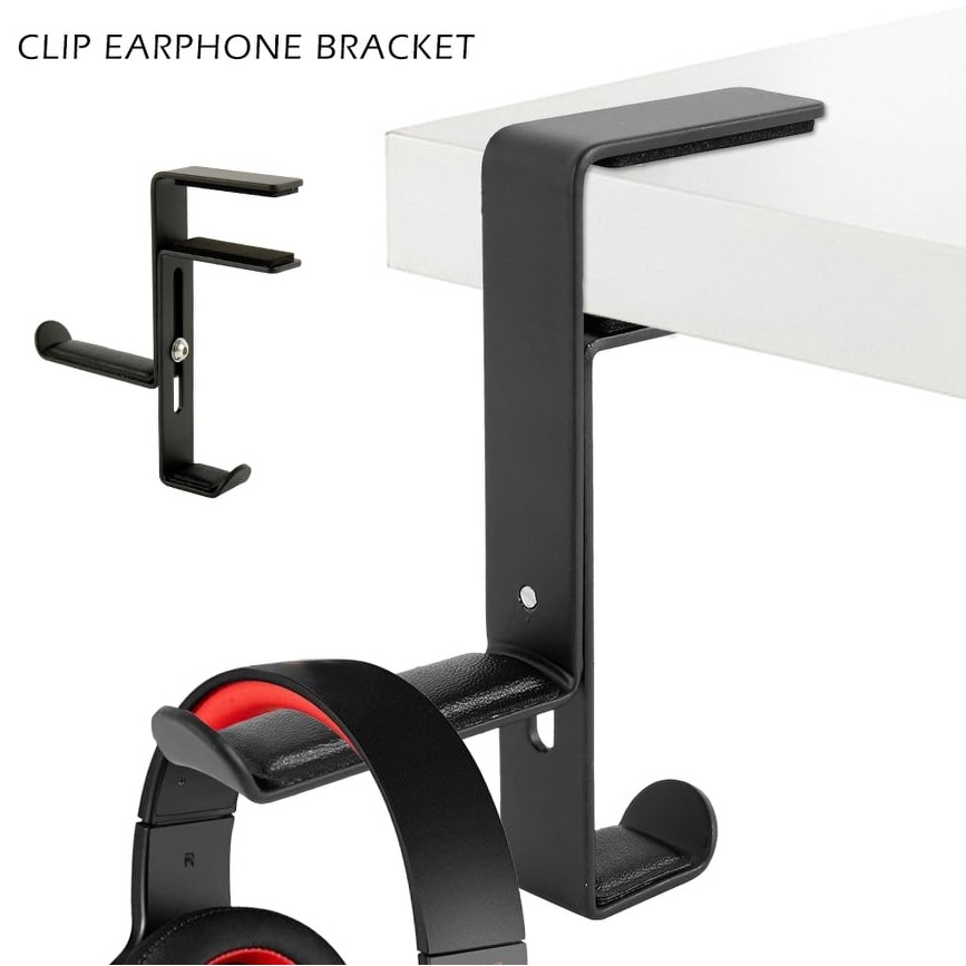 PC Gaming Headset Headphone Hook Holder Hanger Mount, Headphones Stand ...