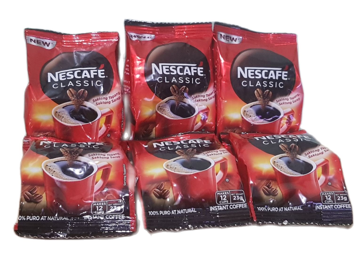 NESCAFE CLASSIC, Instant Coffee (6 packs x 23 grams) | Lazada PH