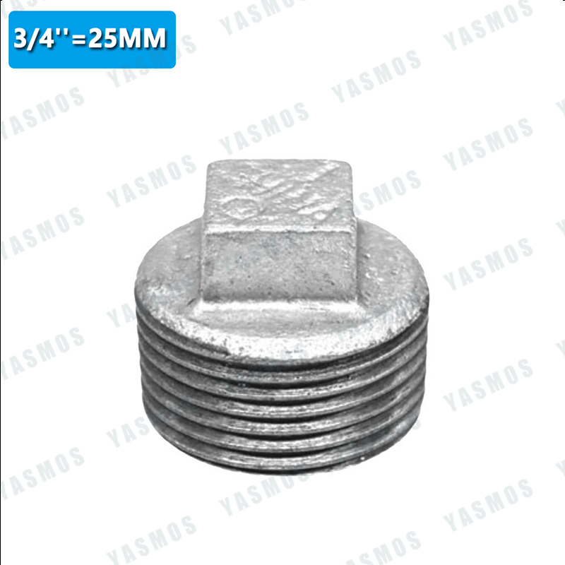 GI Plug Pipe Fittings 1/4" , 1/2" , 3/4" | Lazada PH