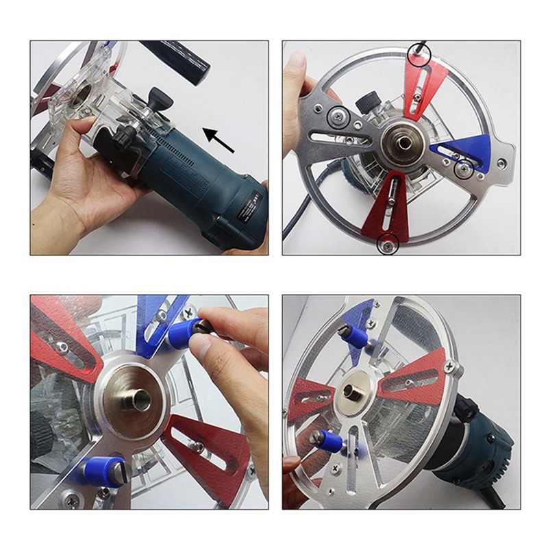 Universal Chamfering Milling Base Woodworking Trimming Machine Milling ...