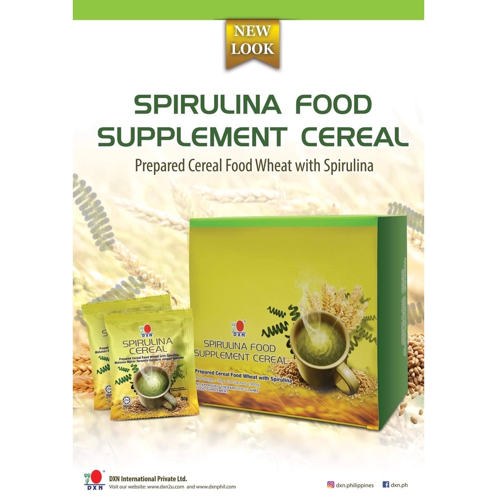 DXN Spirulina Cereal 30 sachets x 30g | Lazada