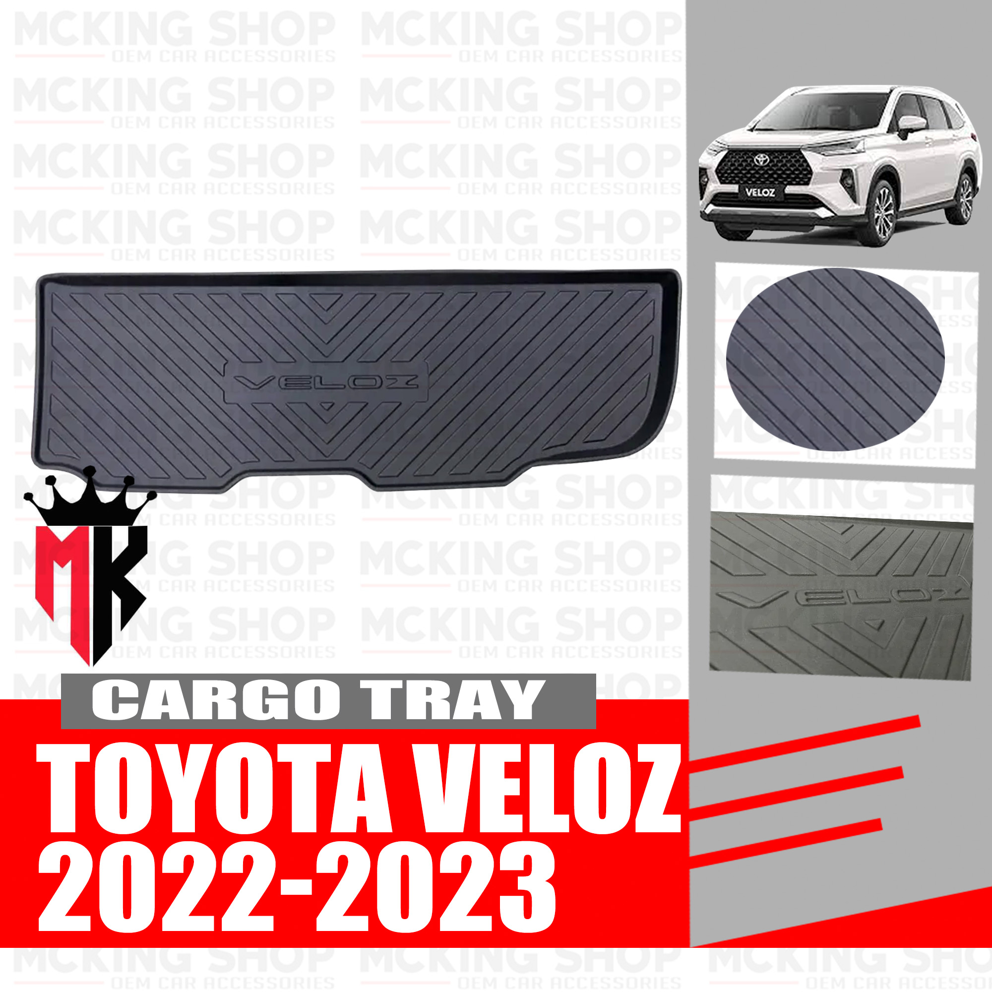 Toyota Veloz 2022-2023 Cargo Trunk/Cargo Tray (Black) | Lazada PH