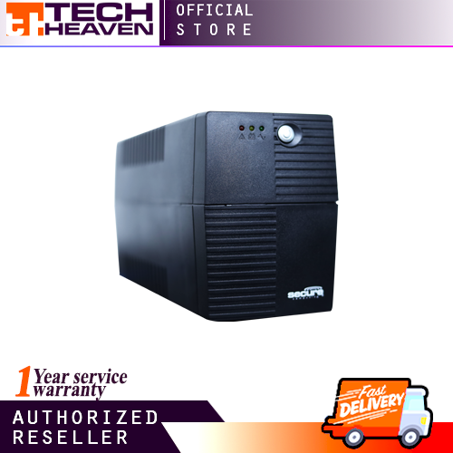 SECURE UPS 650VA 4-SOCKETS UNINTERRUPTIBLE POWER SUPPLY W/ AVR | Lazada PH