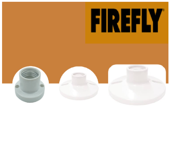 Firefly Ceiling Receptacle For lights 2inch(2-1/4),3inch(3-1/2),4inch(4 ...