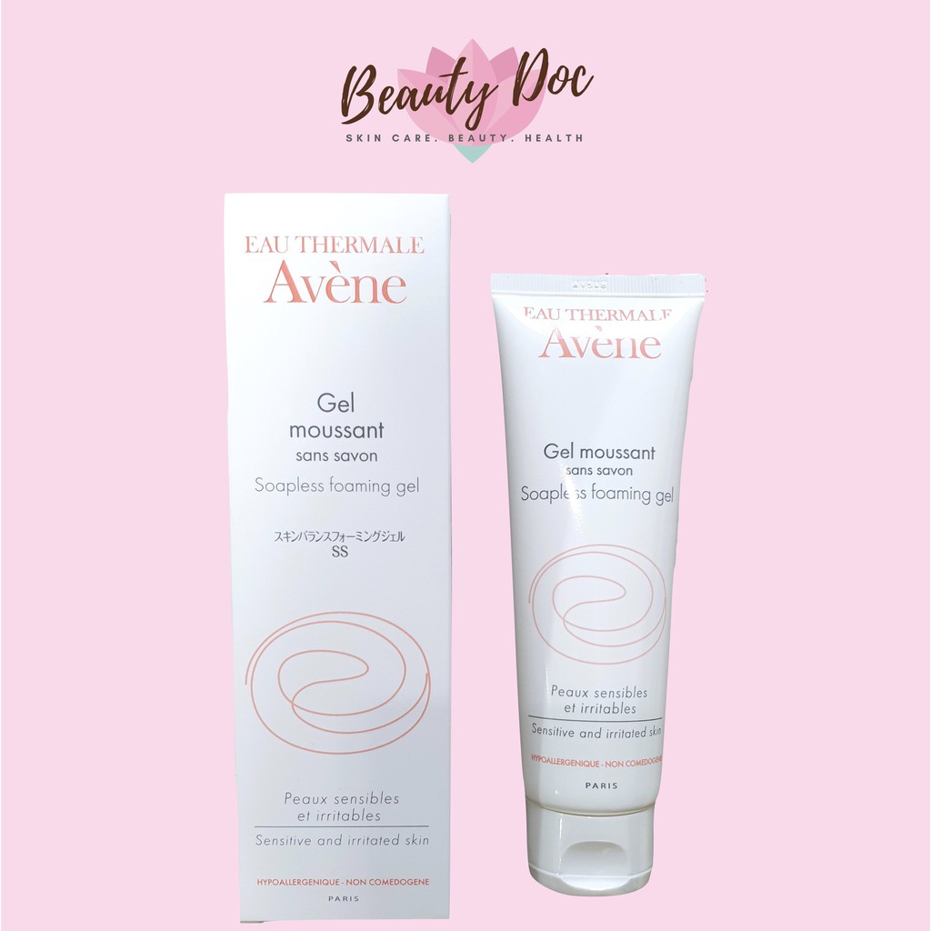 Avene Soapless Foaming Gel (Facial Wash) 125mL 100% Authentic9AE ...