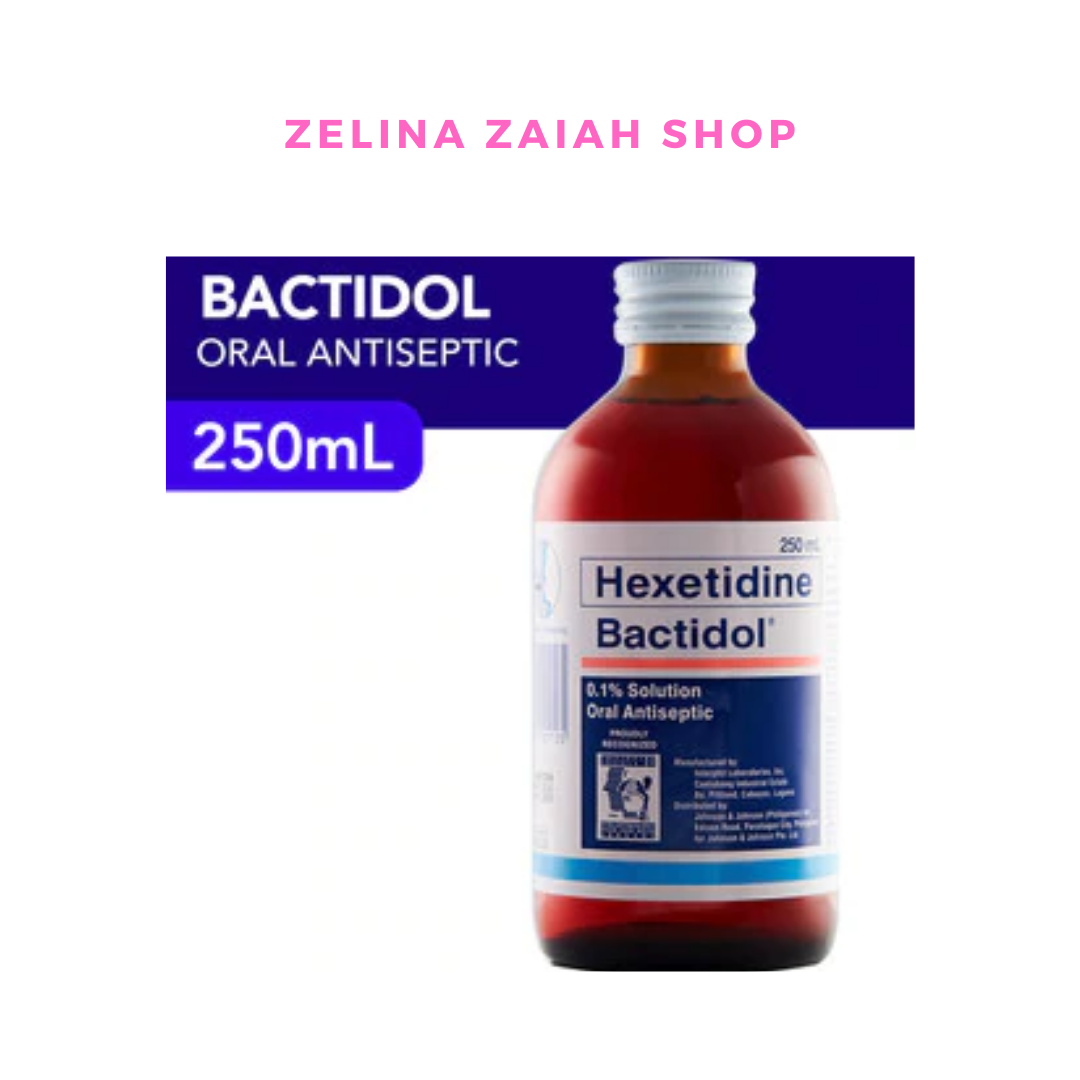 Bactidol Oral Antiseptic 250 ml. Place of Origin Philippines Directions ...