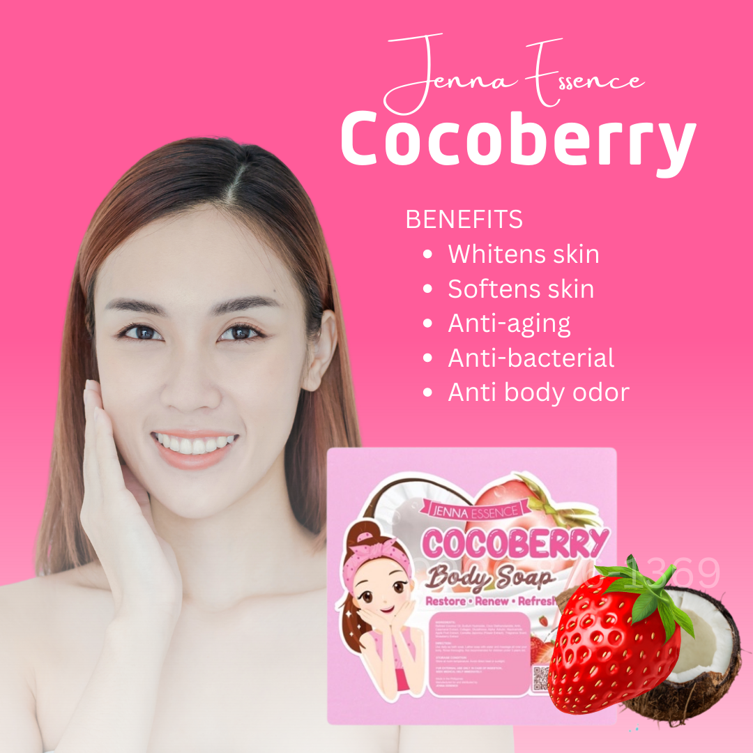 Jenna Cocoberry Whitening Soap Skincare Glow Shine Pampaputi Pampakinis ...