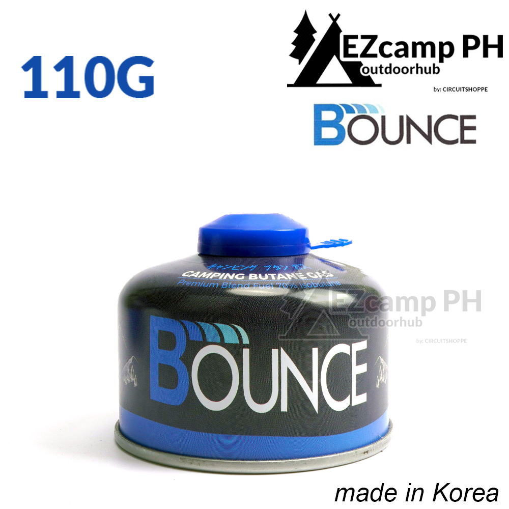 BOUNCE Camping Butane Gas Screw Type Valve 110G 230G 450G Isobutane Fuel Canister Can for Camp ...