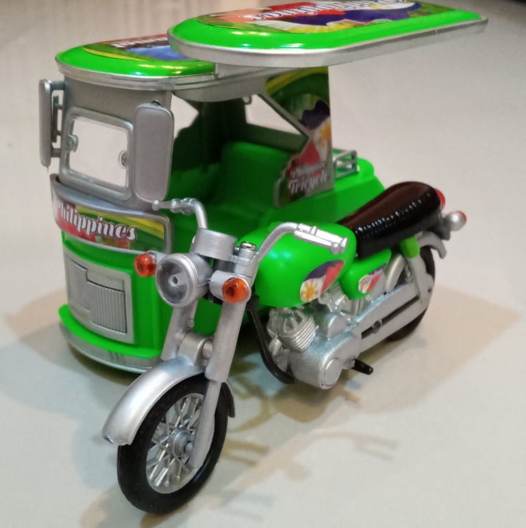 Miniature Philippine Tricycle Die-cast Metal | Lazada PH