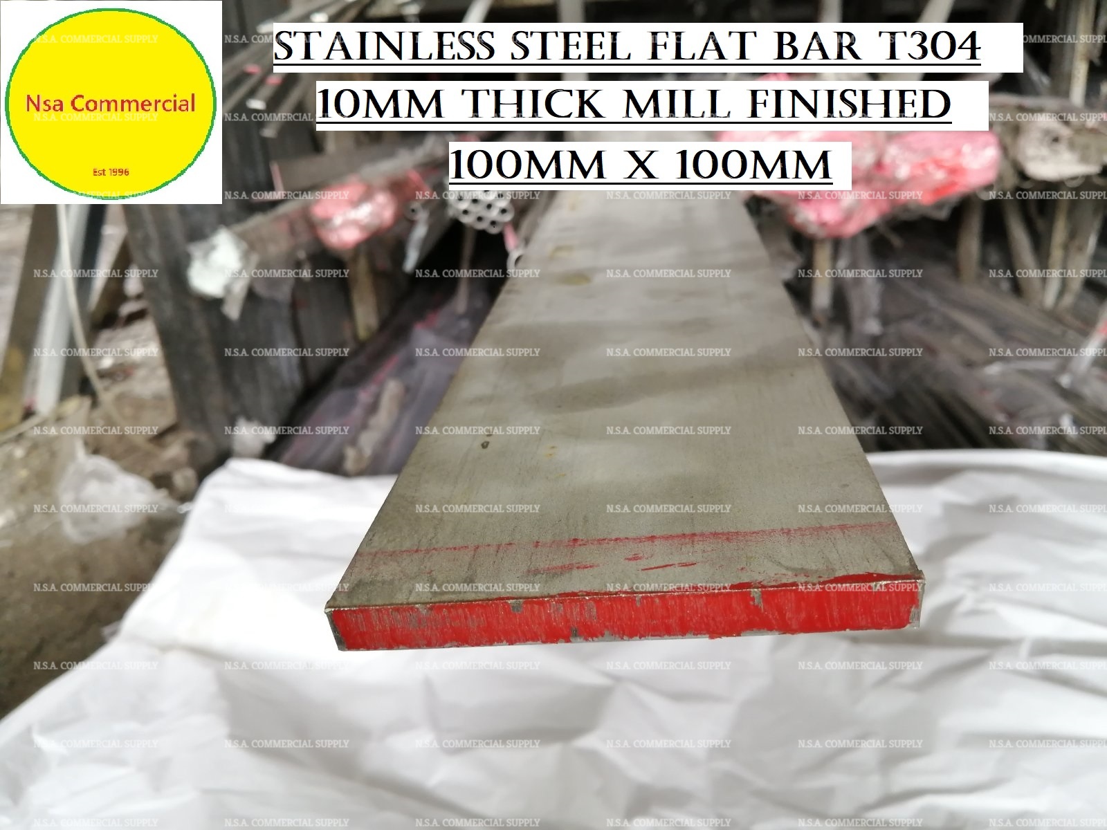 Stainless Steel 304 Plate 10mm Thick x 100mm x 100mm; 100mm x 200mm ...