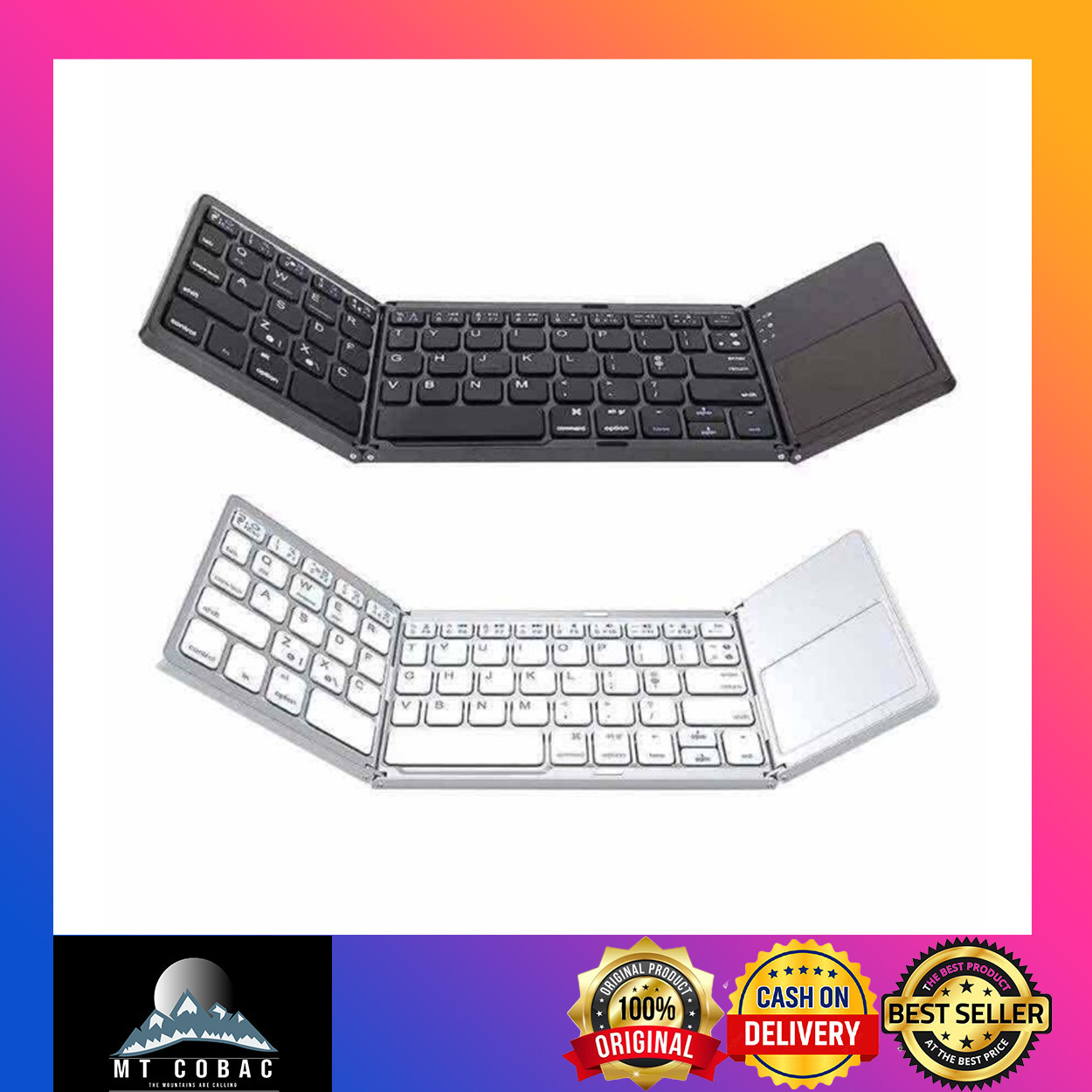 MAIA Mini folding keyboard, foldable wireless bluetooth keyboard with ...