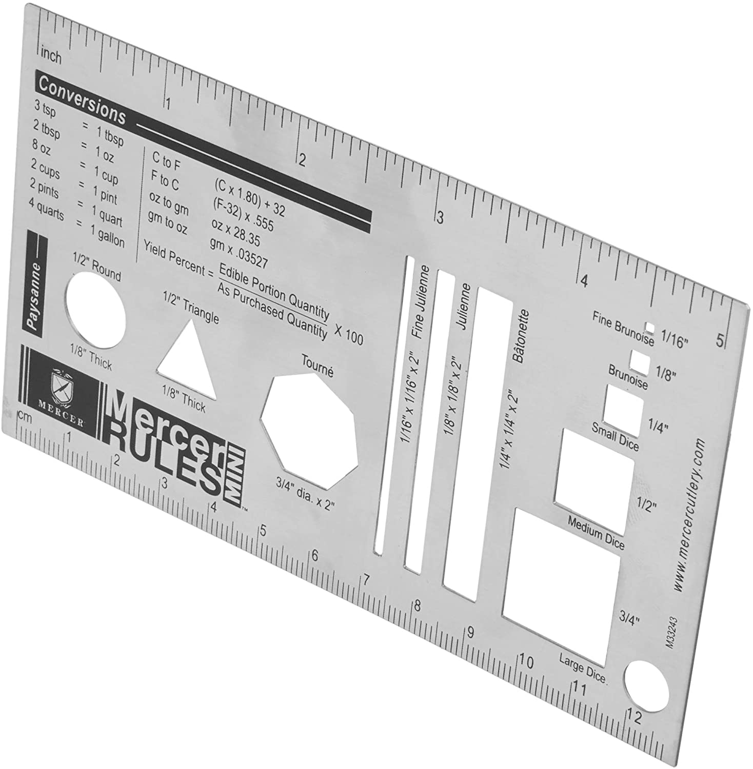 Mercer Culinary Mercer Rules Mini 5 1/4" x 3" (13.3 x 7.6 cm) (M33243 ...