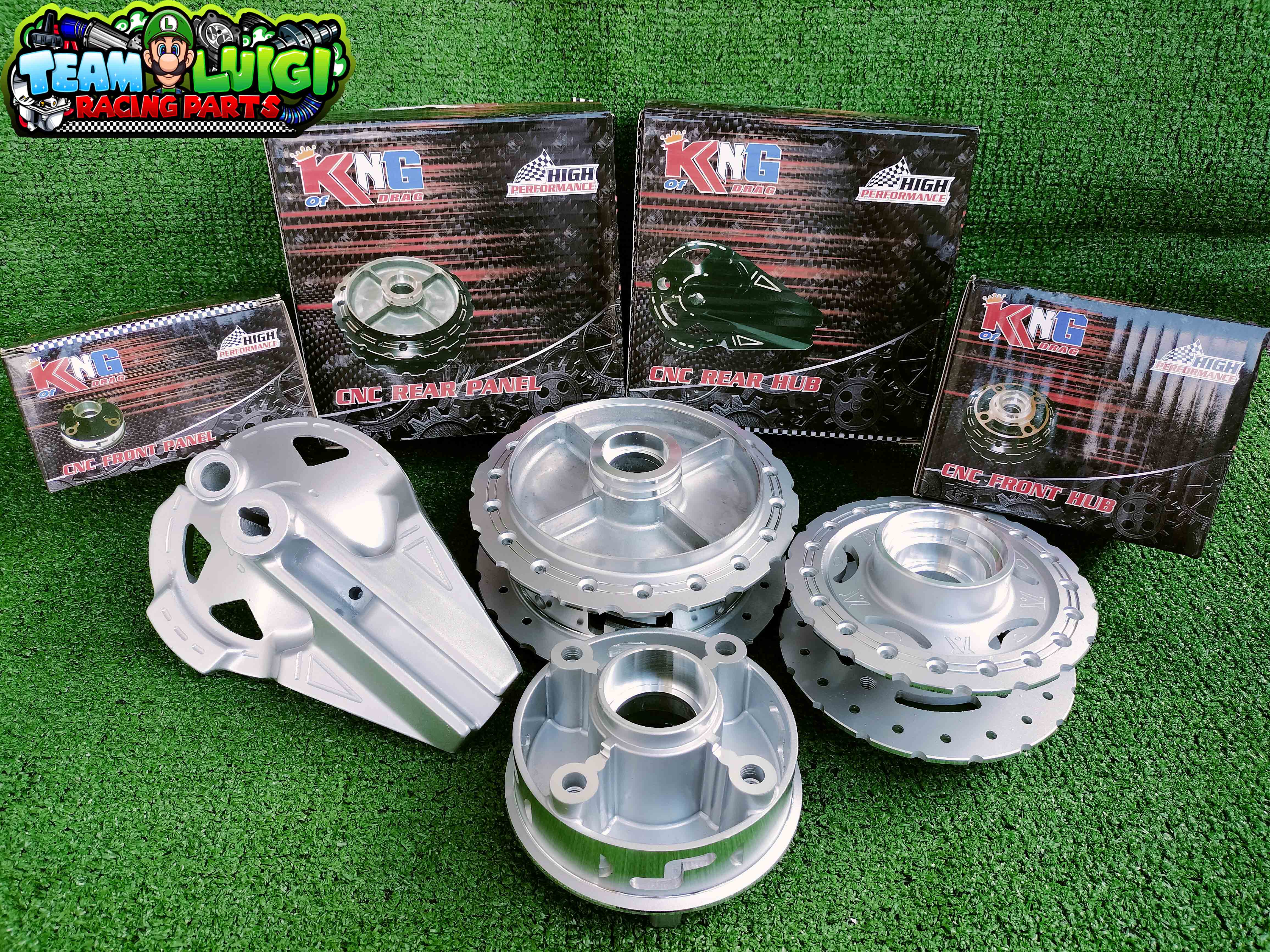 KING OF DRAG HONDA XRM 125 / RS 125 / XRM 110 LIGHTEN HUB SET GEAR TYPE ...