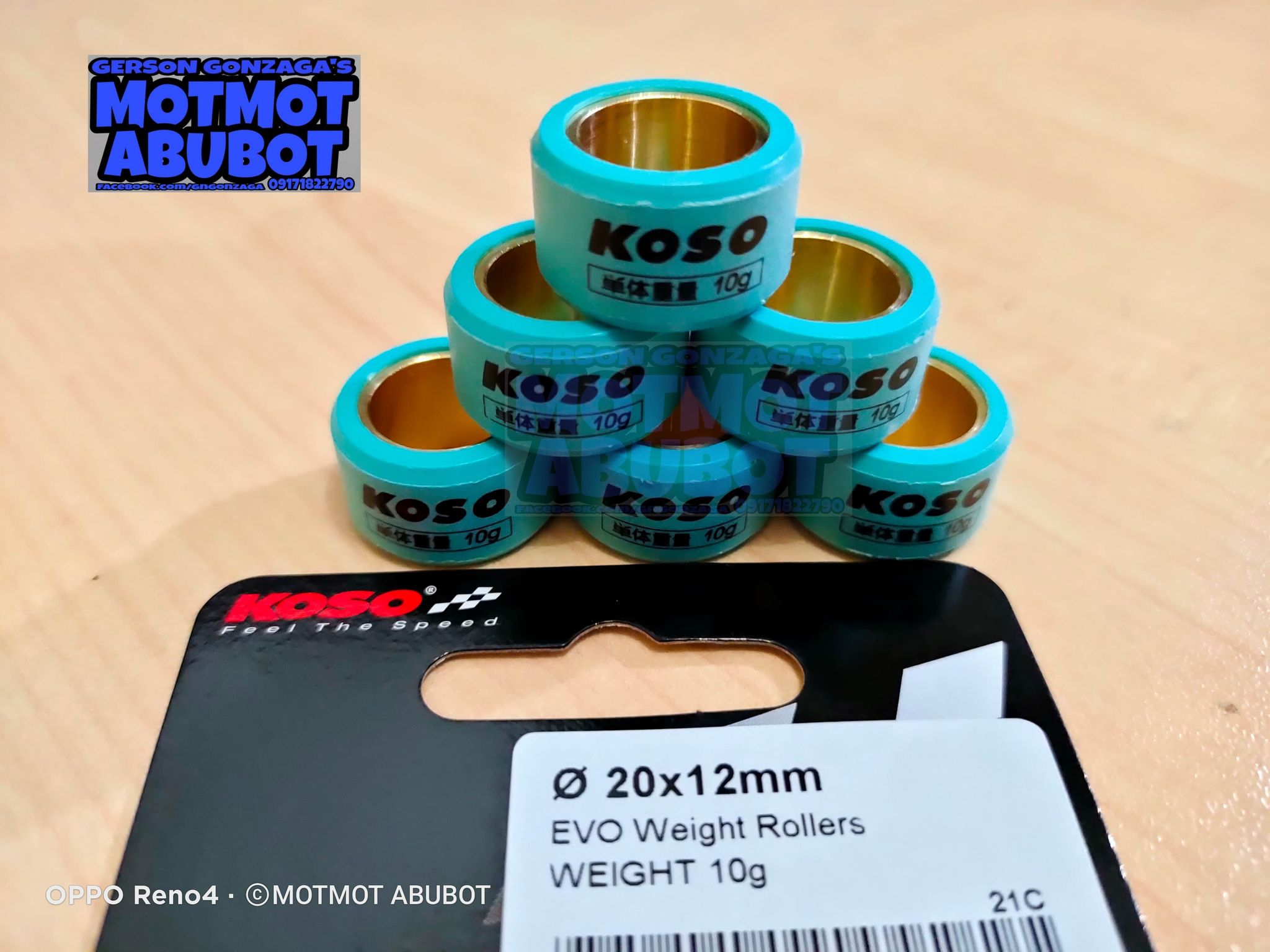 KOSO FLYBALL YAMAHA AEROX 12g | Lazada PH