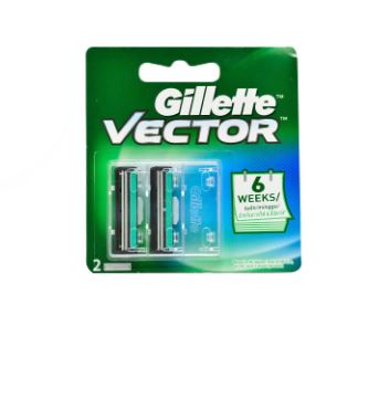 GILLETTE Vector Twin Blades Refill 2s | Lazada PH