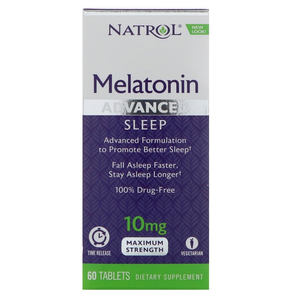 Natrol Melatonin Advanced Sleep 10mg Time-Released 60 tablets | Lazada PH