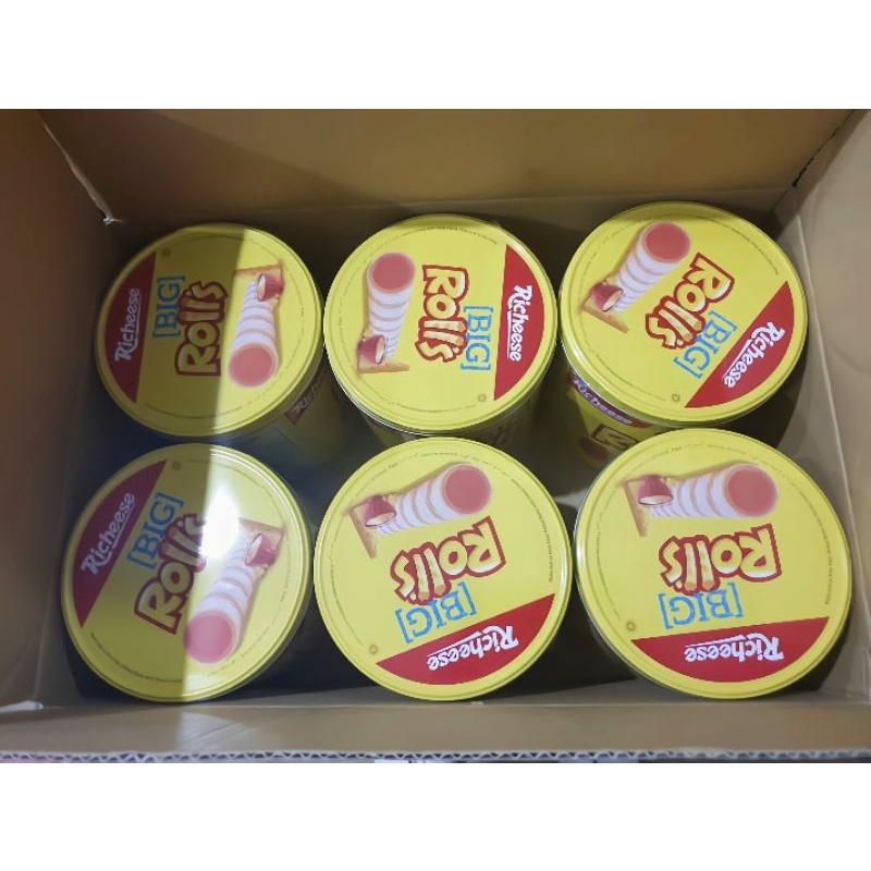 Searson Richoco Big rolls Chocolate Wafer Stick 330g Wafer Sticks w/ Chocolate inside Cookie ...