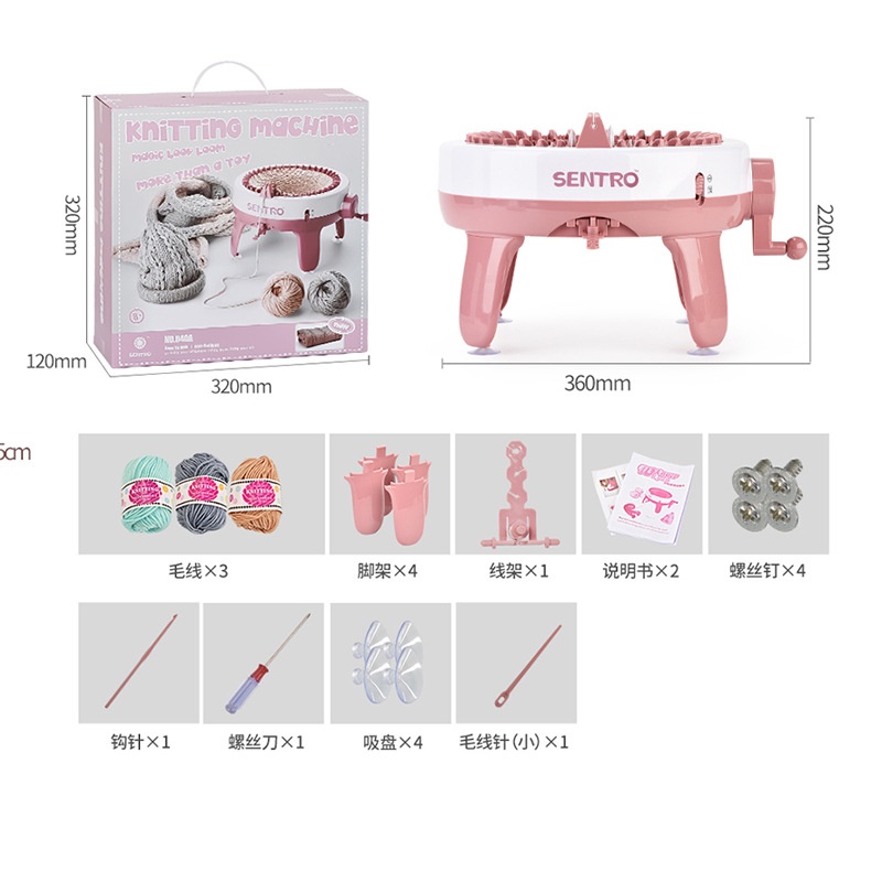 48 Needles Knitting Machine Smart Weaving Loom Educational Toys for ...