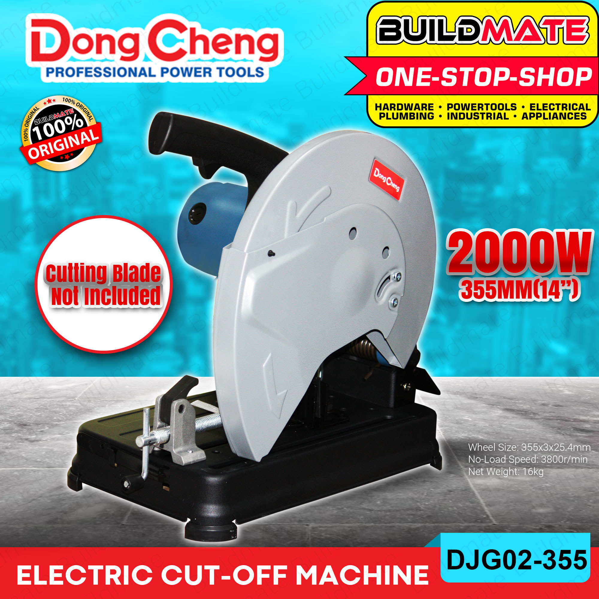 DONG CHENG Industrial Heavy Duty Electric Cut-Off Cut Off Machine ...