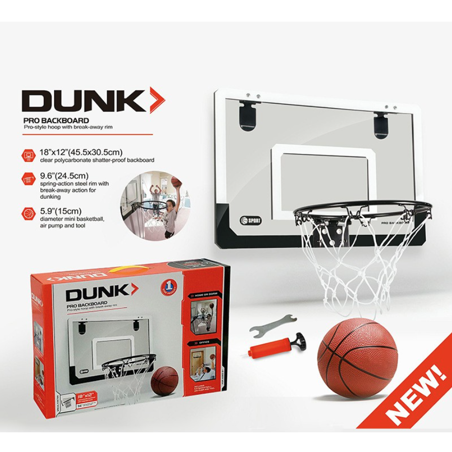 Pro Style Mini Basketball Hoop Snap Back Rim 18 x 12 inch | Lazada PH