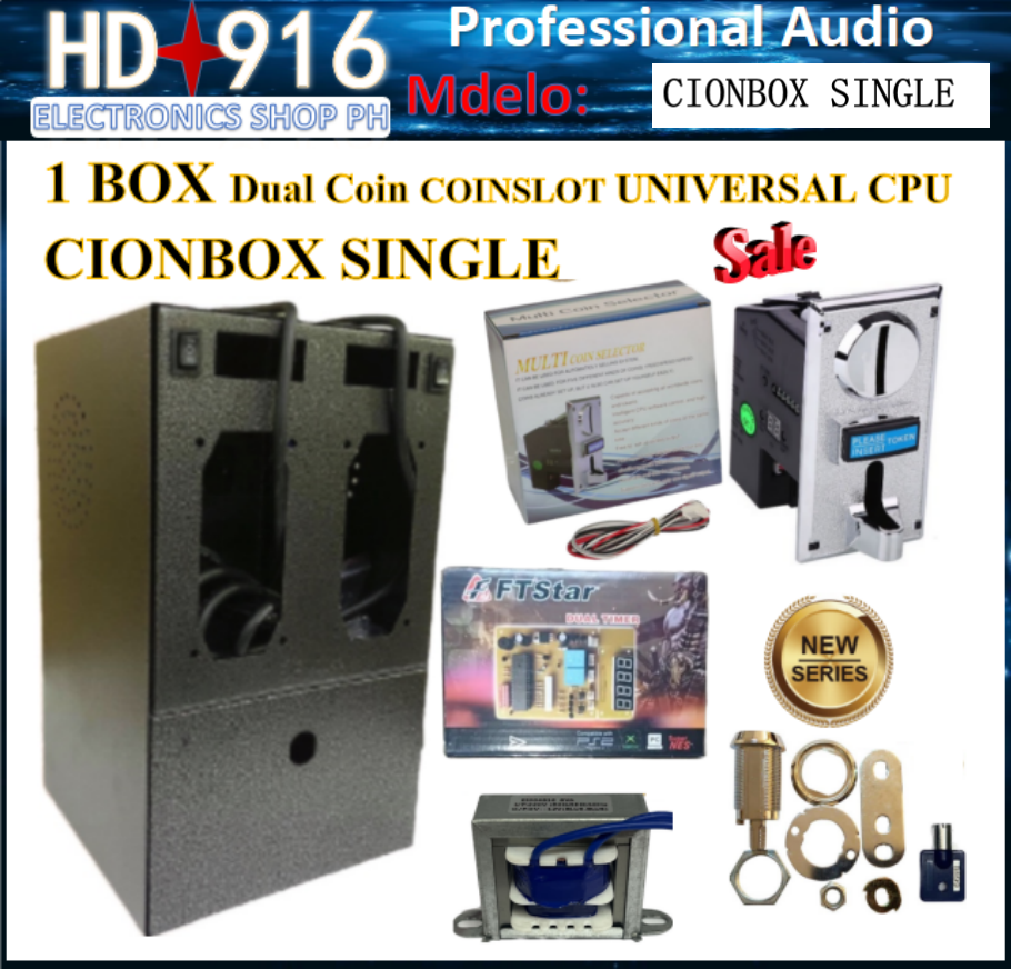 The 1Box Complete Pisonet One Piece w/Parts /High Power Relay Coin Slot ...