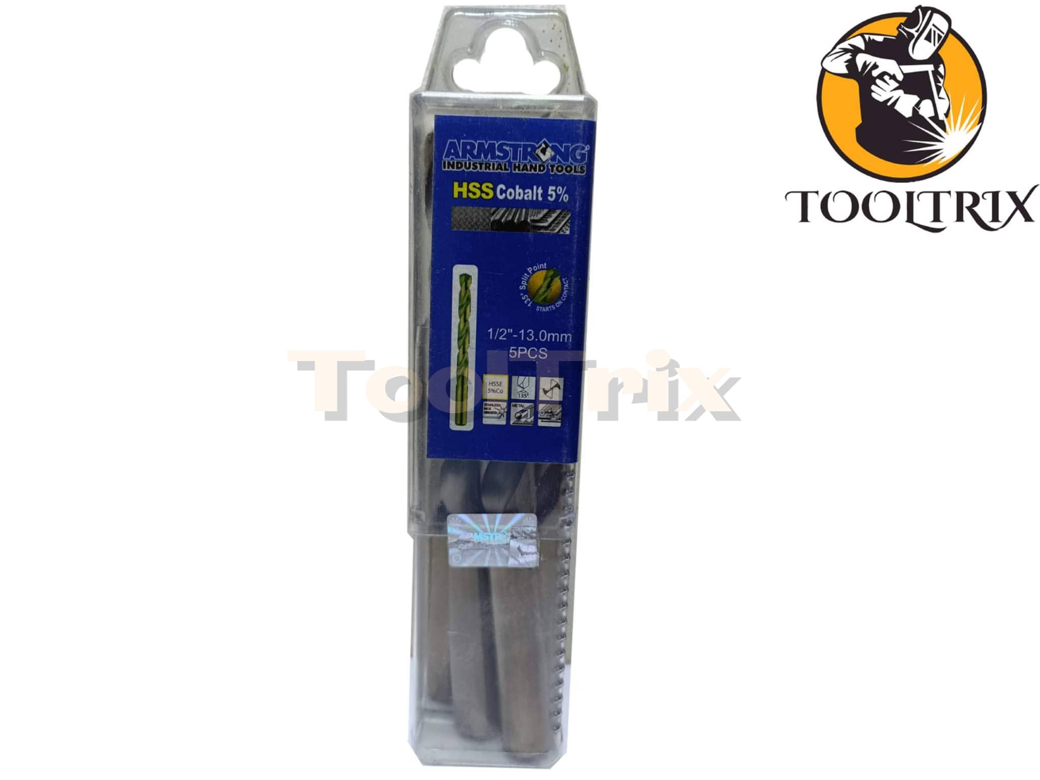 Armstrong Drill Bits For Metal Stainless HSS Cobalt Heavy Duty (Sold ...