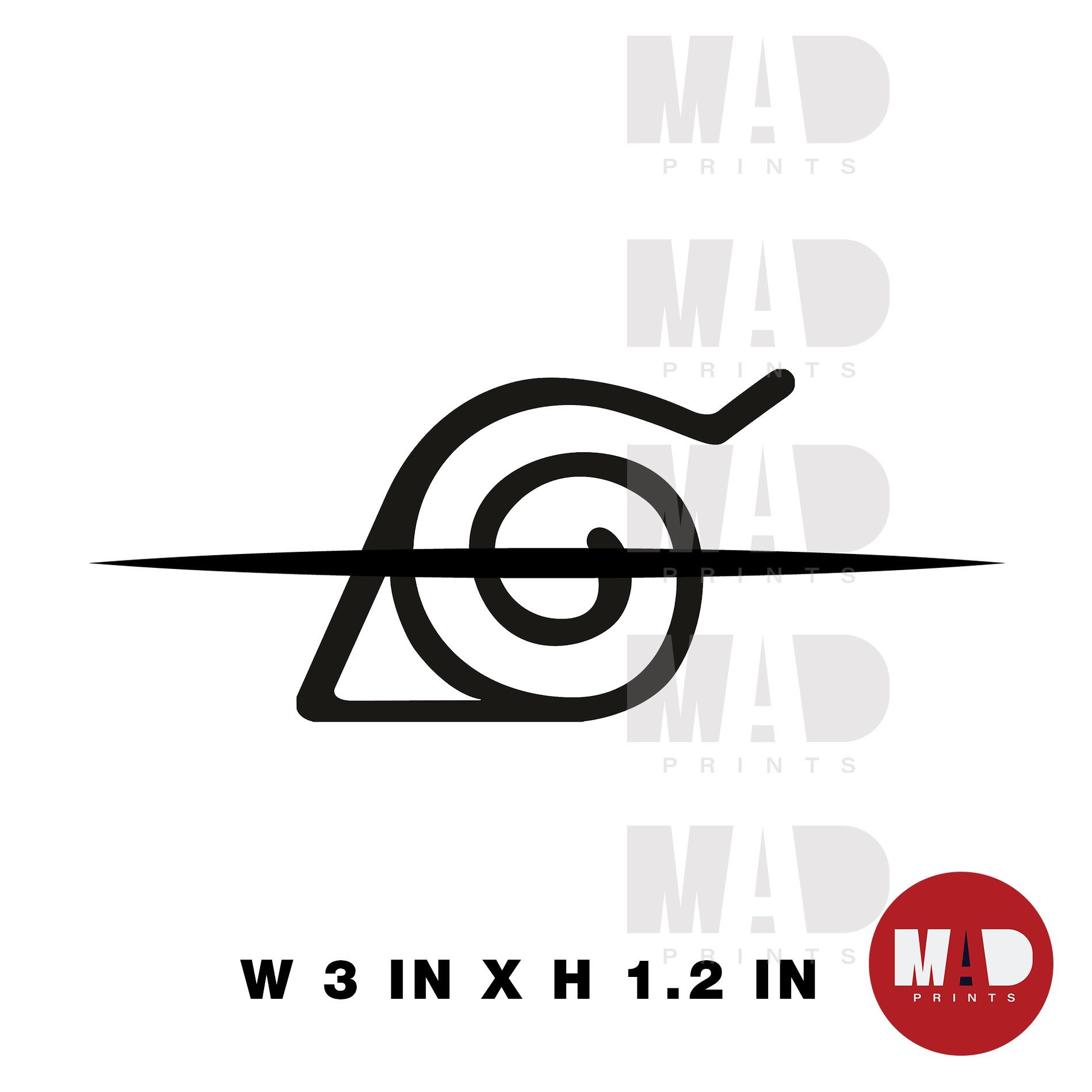 Uchiha Itachi Akatsuki Logo Decal Waterproof Sticker | Lazada PH