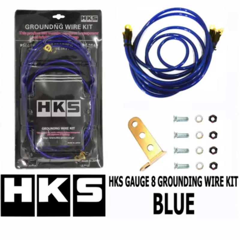 HKS Gauge 8 5 Point Grounding Wire Kit RED / BLUE / PURPLE | Lazada PH