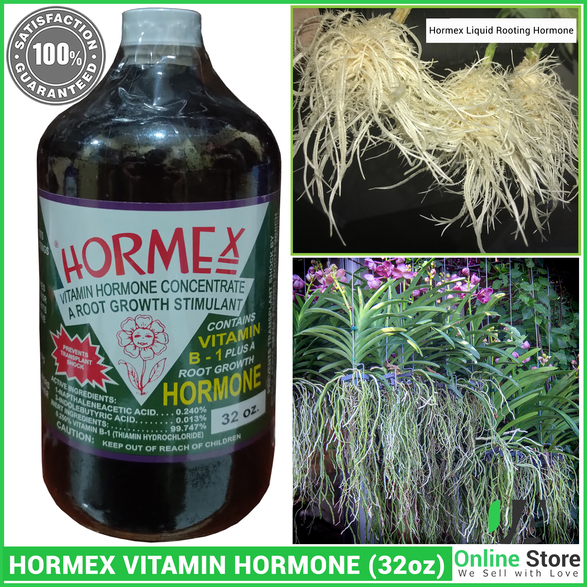 Original Hormex Root Growth Stimulant & Vitamin Hormone (Original) 32oz ...