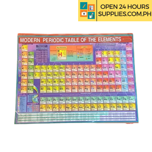 Periodic Table of Elements - Large educational for students stationery ...