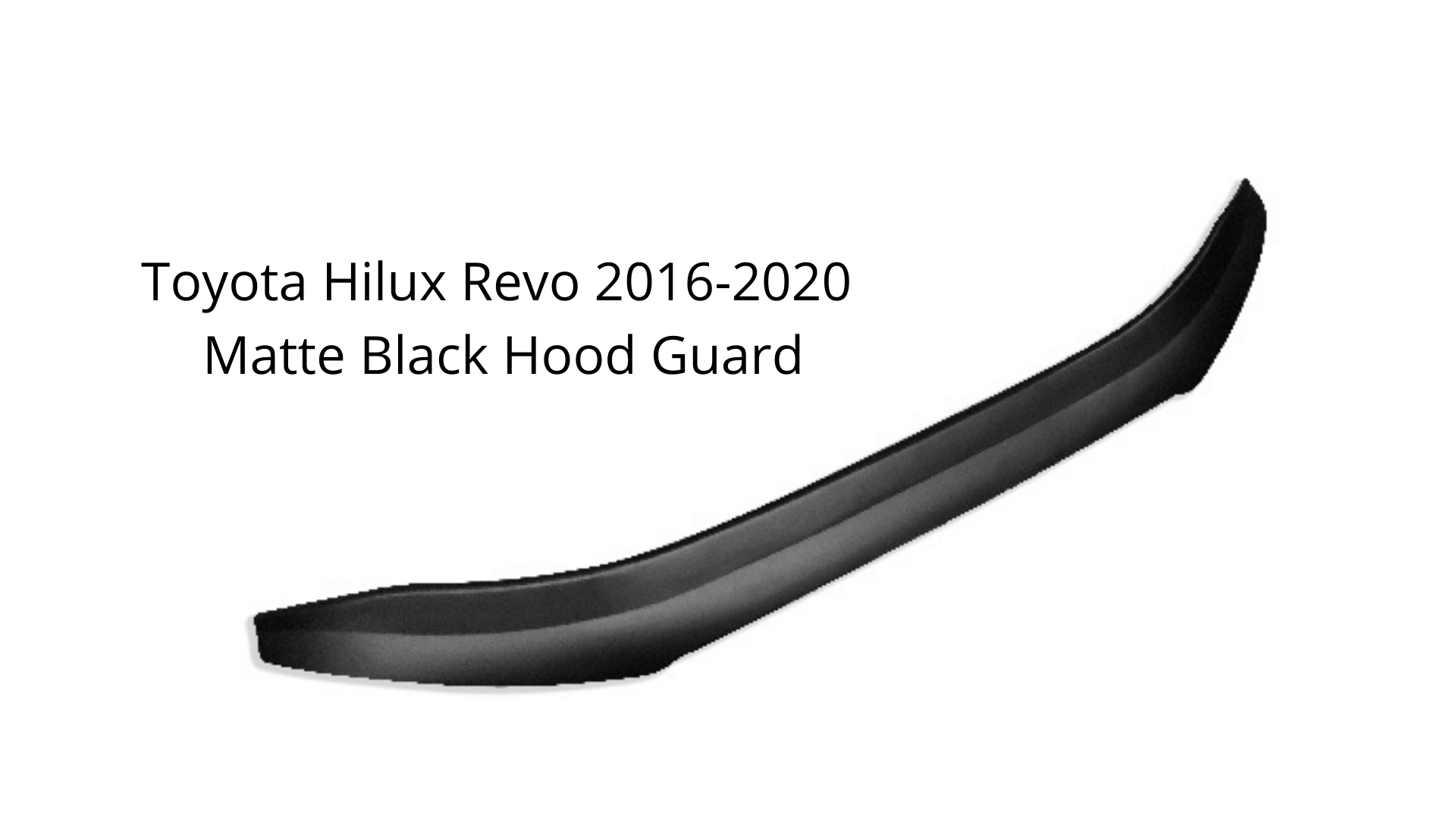 Toyota Hilux Revo 2016-2020 Matte Black Hood Guard | Lazada PH