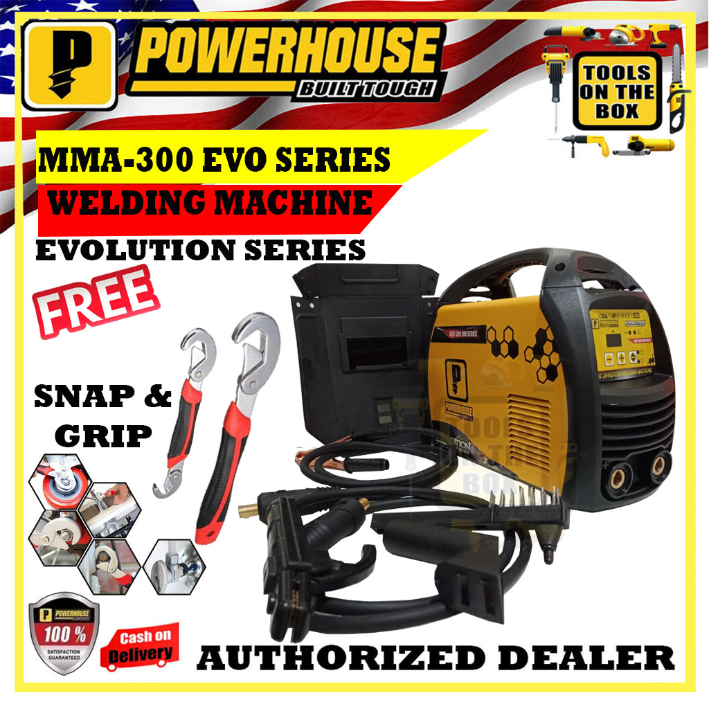 POWERHOUSE 300A IGBT Evolution Series Portable Inverter Welding Machine ...