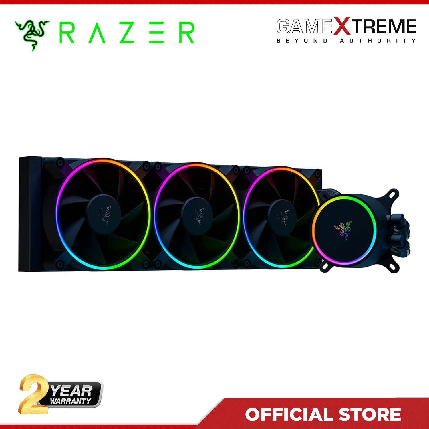 Razer Hanbo Chroma - AIO Liquid Cooler 360mm ARGB Pump Cap | Lazada PH