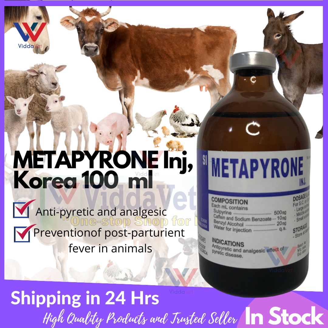 Metapyrone 100ml Sulpyrine 50% for animals pig goat cattle Metapyrone ...
