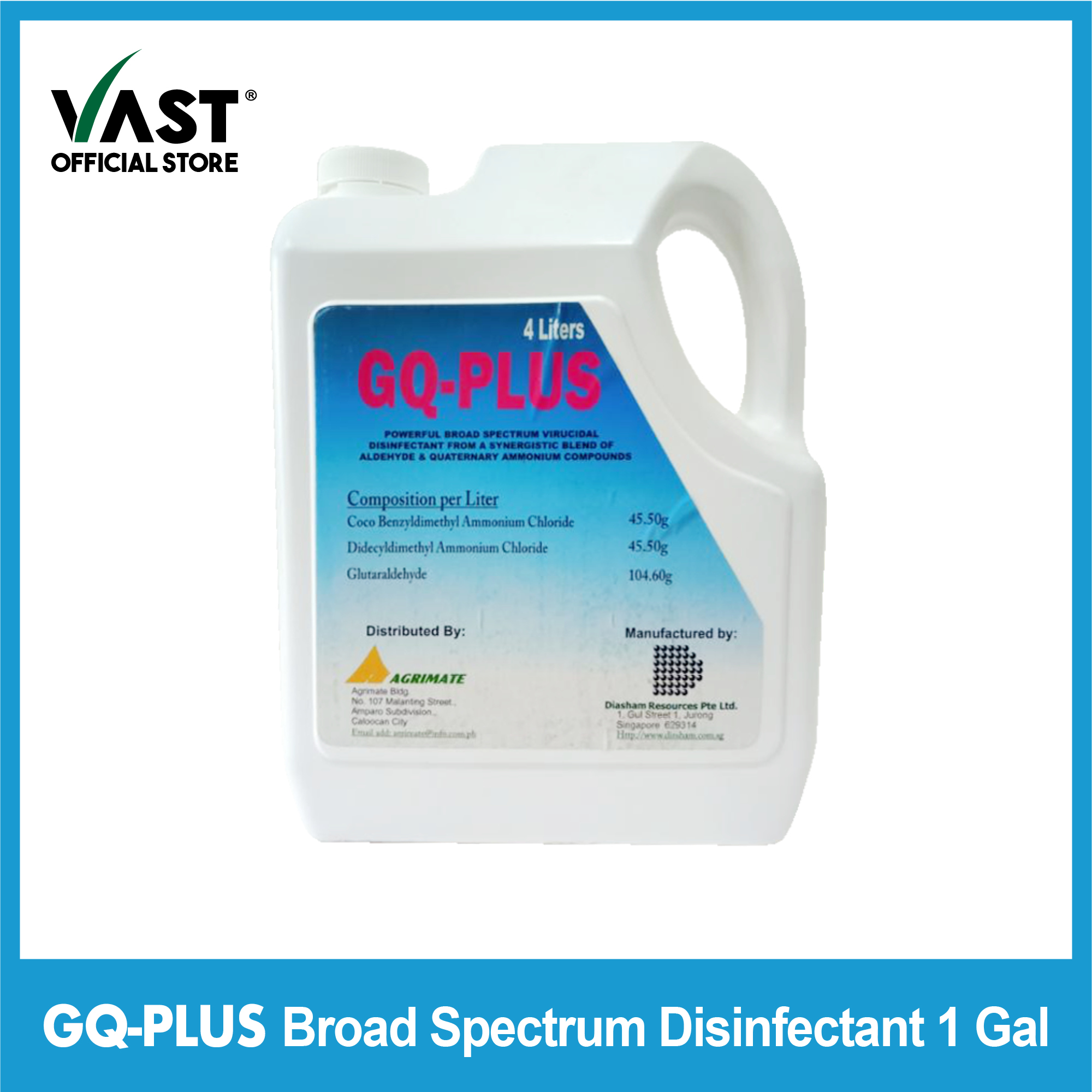 Gq Plus Broad Spectrum Disinfectant 1 Gallon | Lazada PH