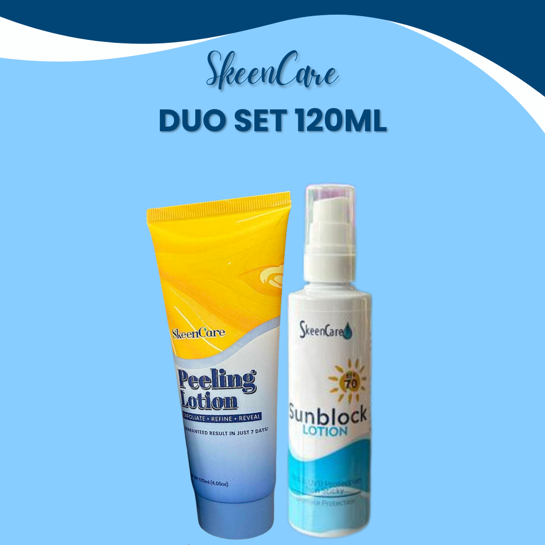 Duo 120ml Peeling Lotion Extra Strength +120ml Sunblock Lotion spf70 ...